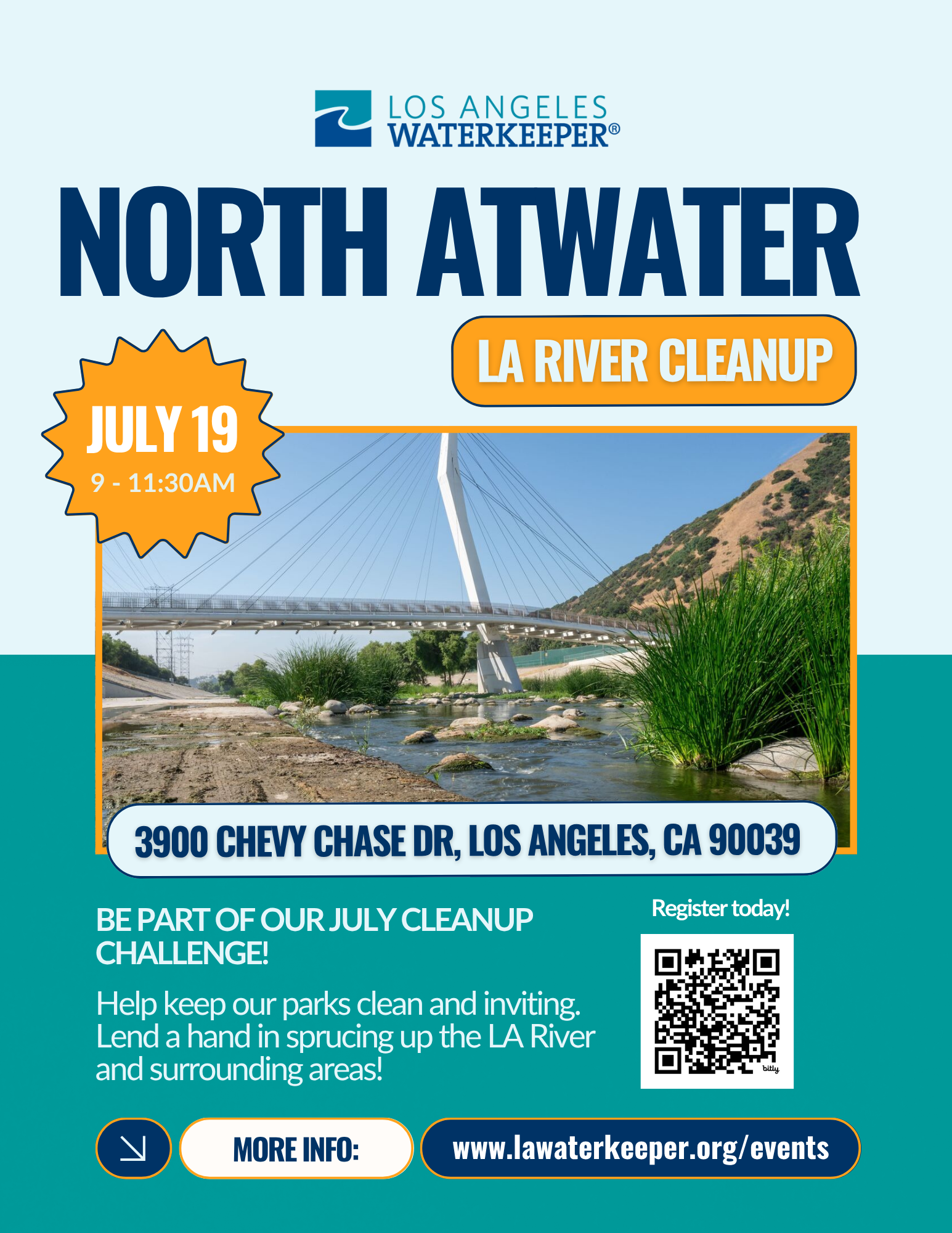 CityWatch LA - Plastic-Free July Cleanup Challenge with LA Waterkeeper: North Atwater Park
